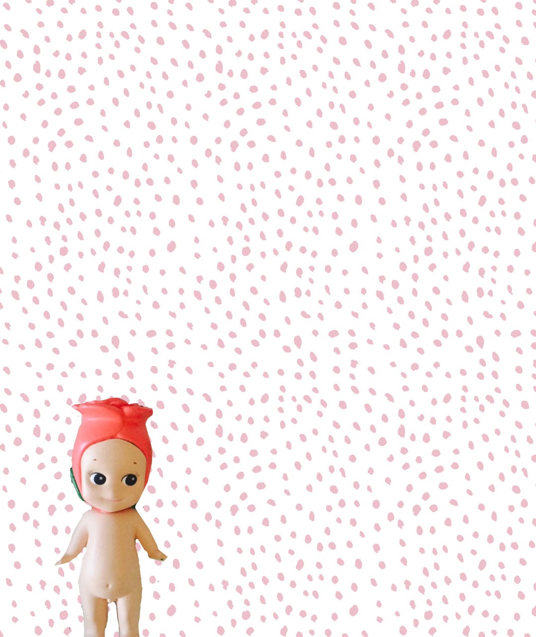 Pink Snowstorm Wallpaper 515 X 190 Strip Digital Download - Etsy