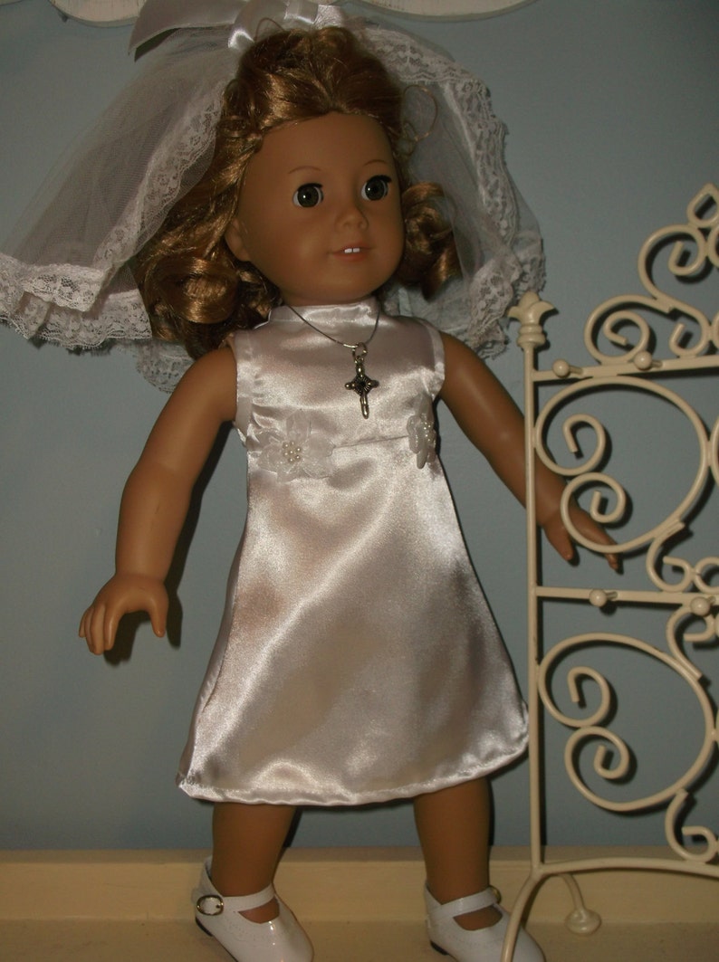 18 Inch Doll First Holy Communion Dress and Veil or Other Special ...