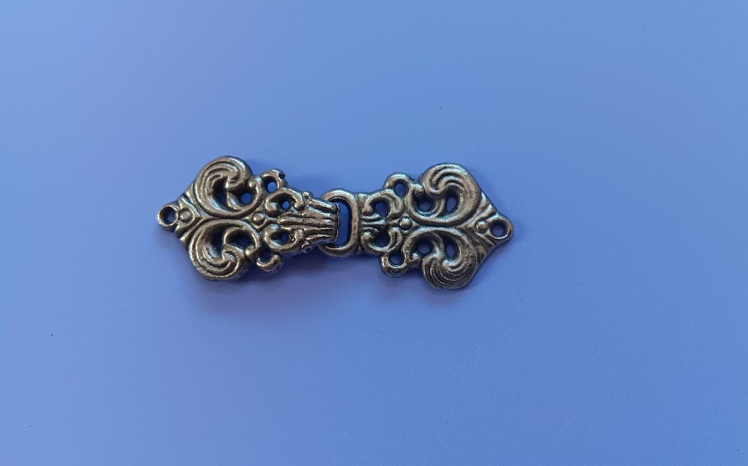 Metal Hook and Eye Silver Fasterner, Clasp, Frog, Closure in ...