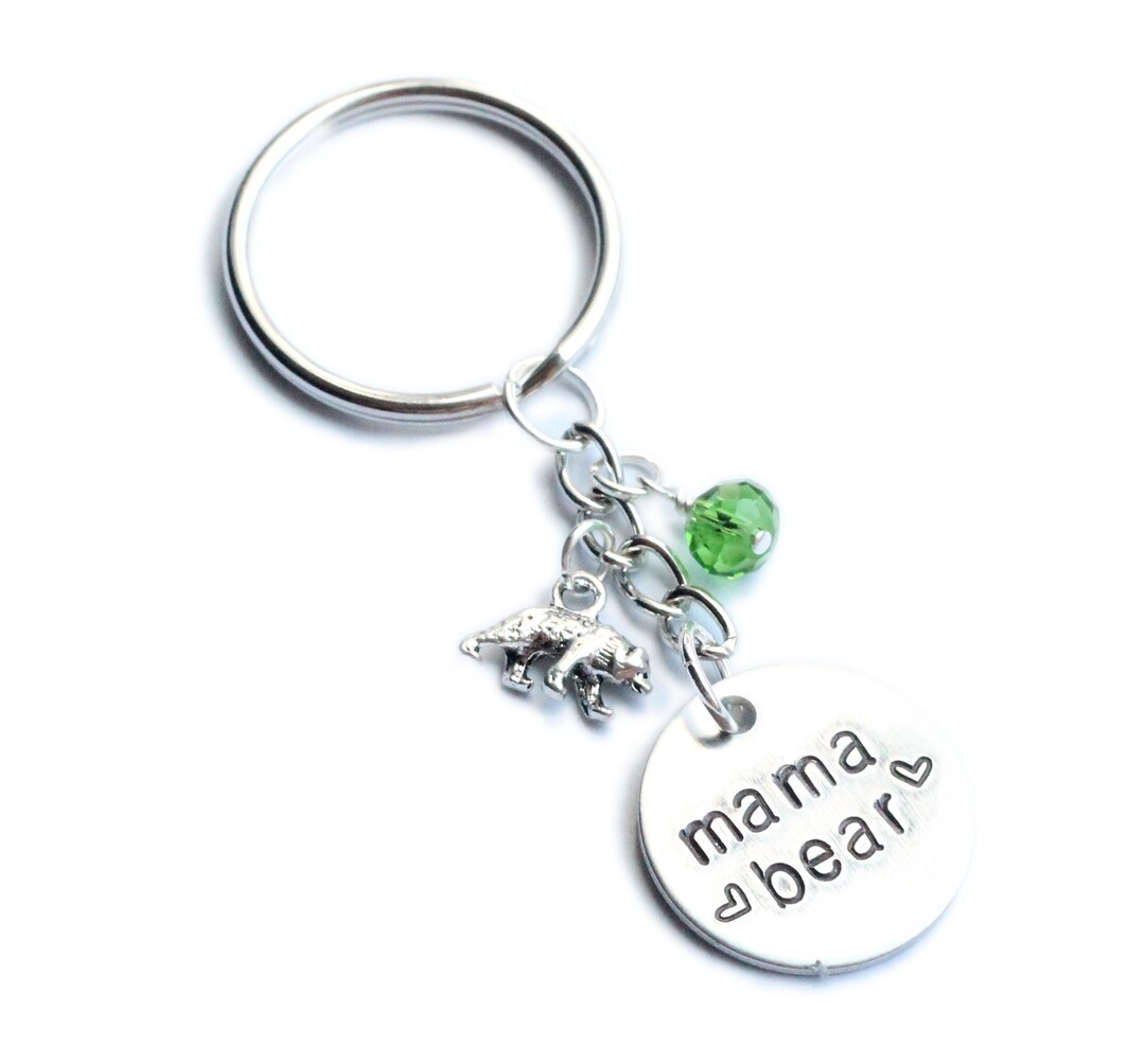Mama Bear Keychain - Etsy