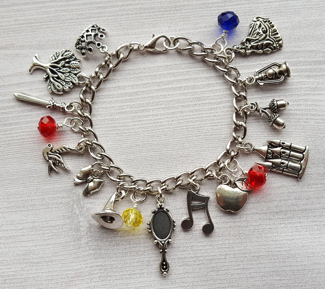 Snow White Charm Bracelet - Etsy