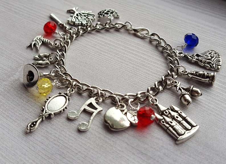 Snow White Charm Bracelet | Etsy
