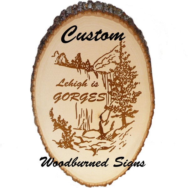 Wood Burned Plaque - Etsy