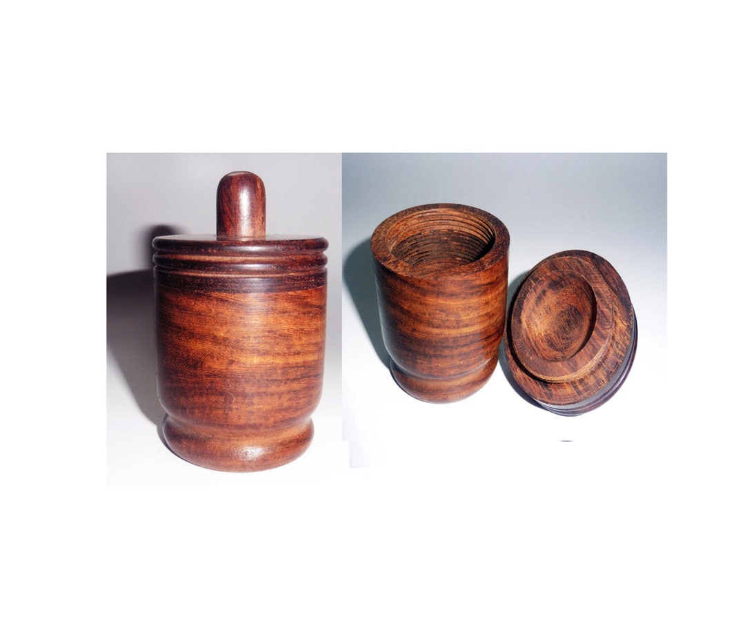 Rosewood Stash / Small Trinket Jar With Screw on Lid - Etsy