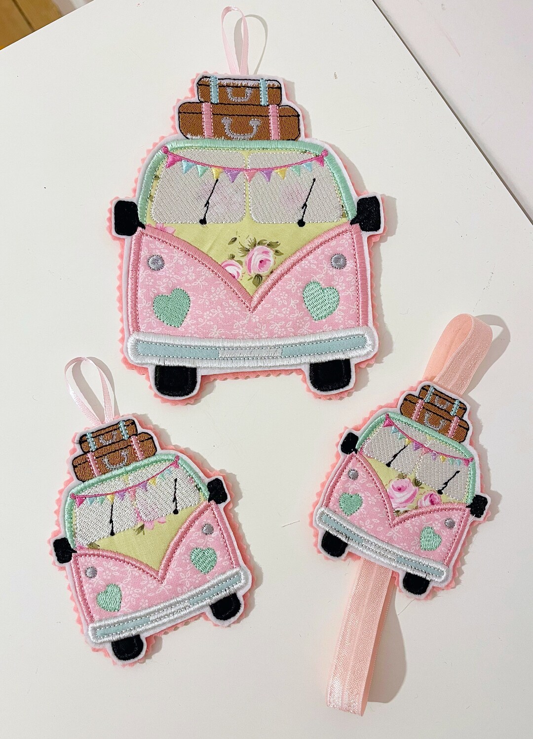 Personalised Fabric Hanging Camper / Hippie Van/ RV / Camper / House ...