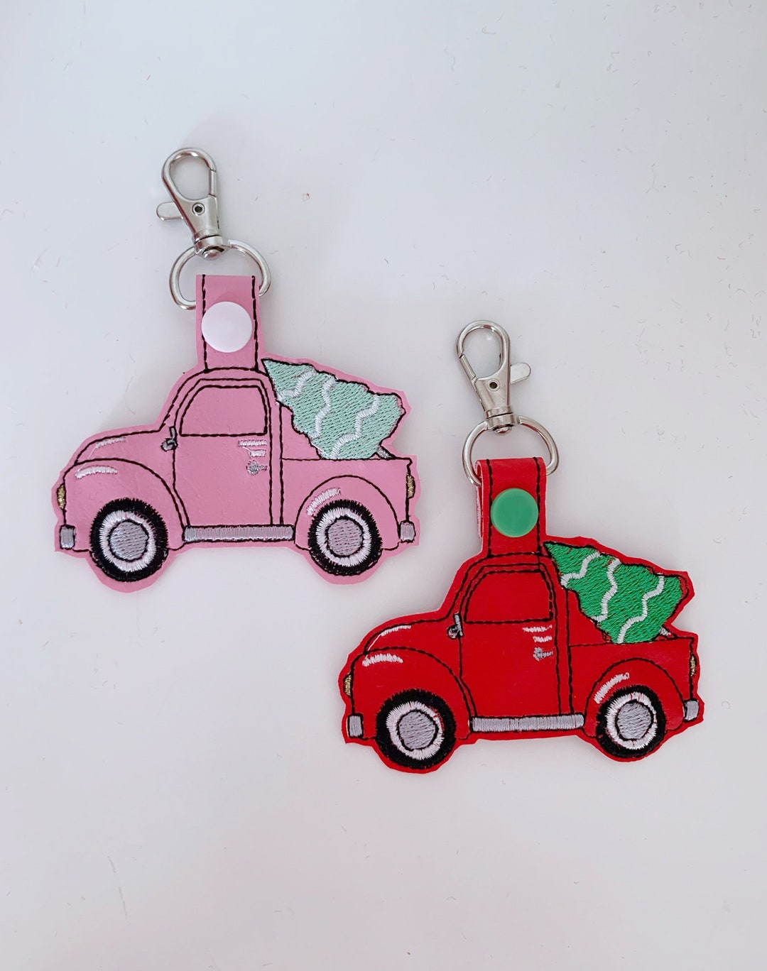 Christmas Keyring Keyfob Car Tree Truck /key Chain /key Fob / - Etsy