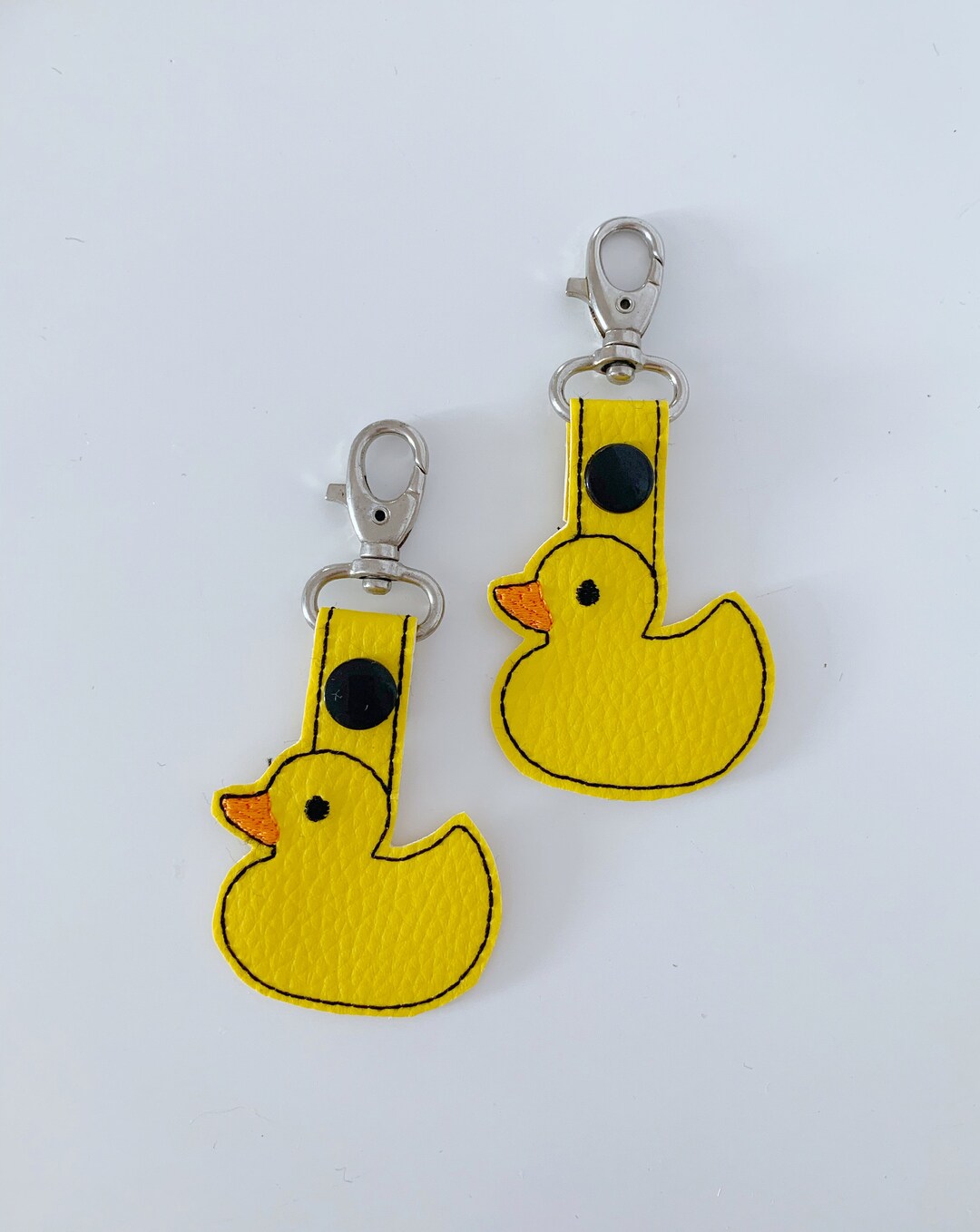Duck Key Ring / Fob / Keyring / Embroidery / Bag Charm / Planner Charm ...