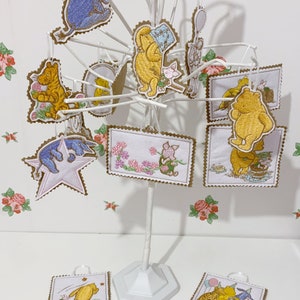Hanging Classic Pooh Bear & Christopher Felt Decoration / Twig Tree ...