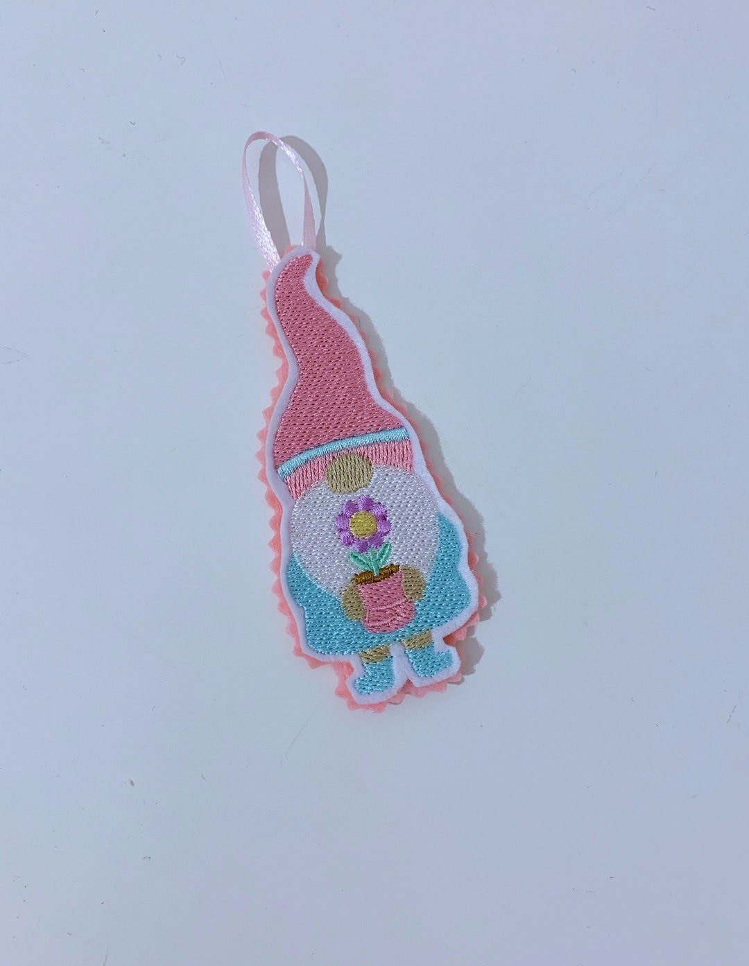 Hanging Spring Flower Gonk / Gnome / Pastel / Pink / Tree / Decoration ...