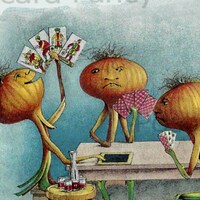 Enchanting OWL and Pixie, Instant DIGITAL Download, Vintage Schmucker ...