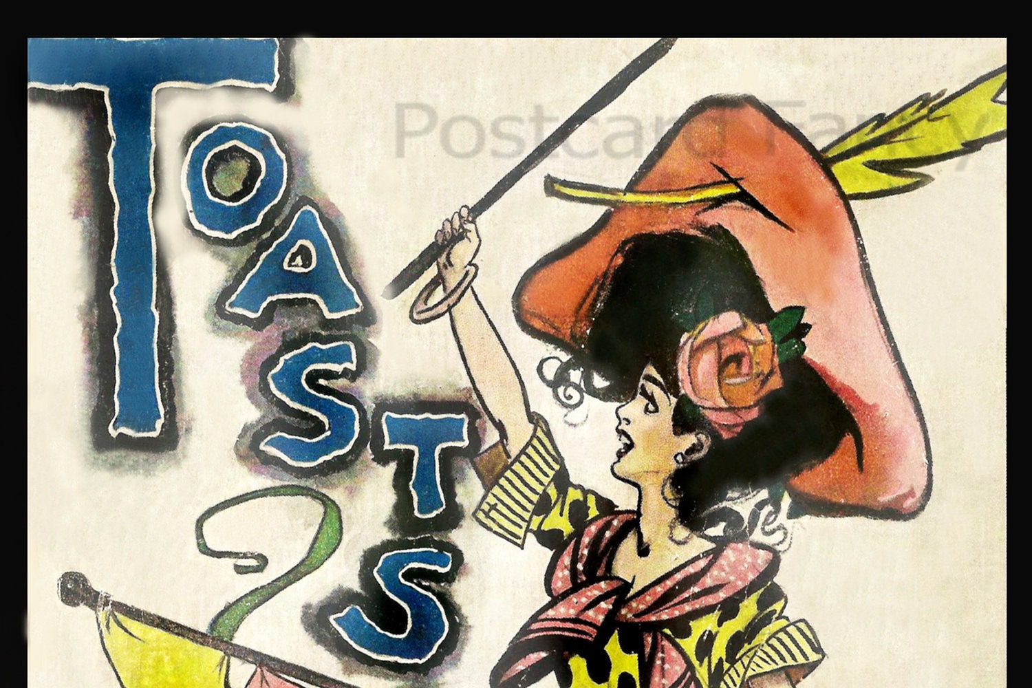 Art Deco Lady TOASTS Special Occasion Instant DIGITAL | Etsy