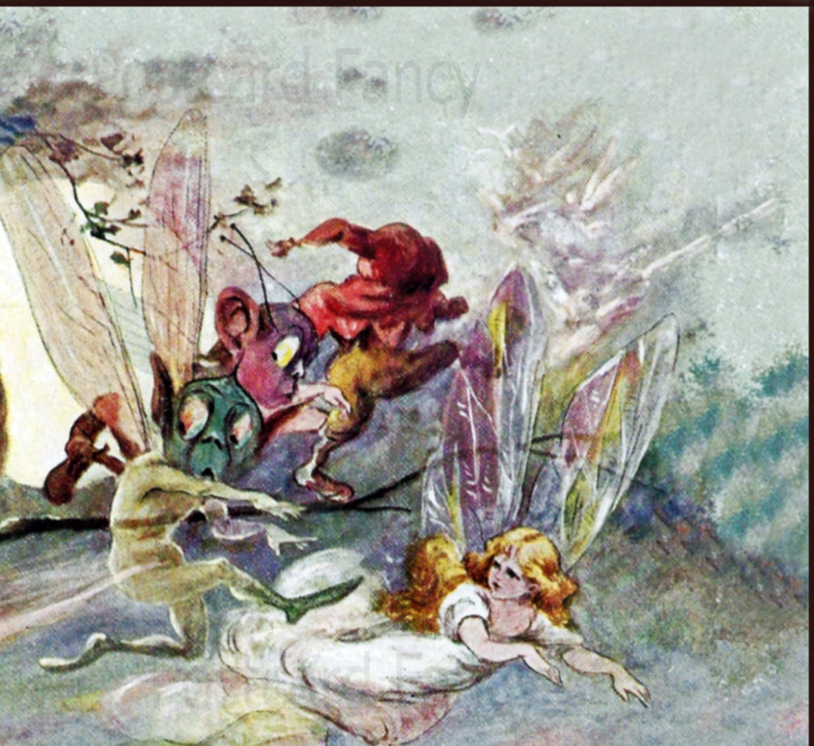 Vintage FAIRY Midsummer's Night Dream, Instant DIGITAL Download ...