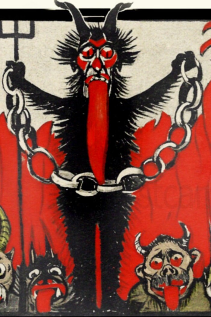 KRAMPUS and Monster Friends in Hell, Instant DIGITAL Download, Vintage Devils - Etsy