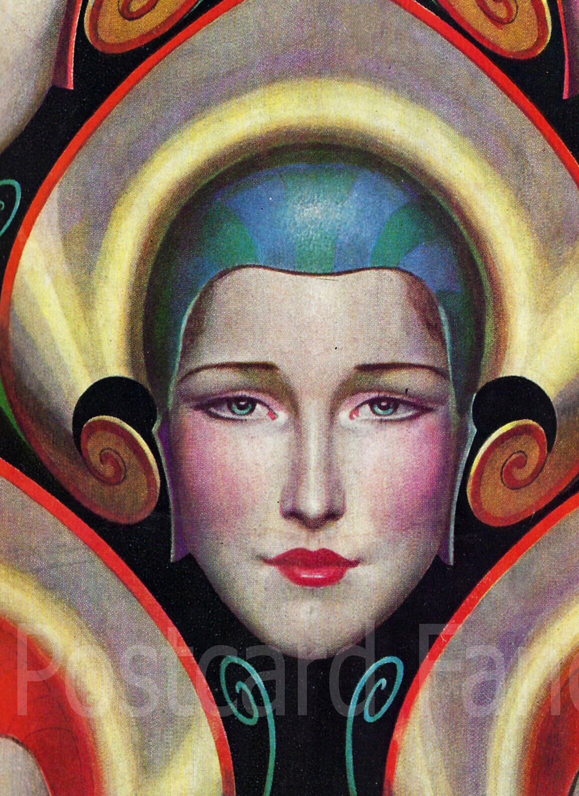 Fabulous Art Deco FACES, Instant DIGITAL DOWNLOAD, Women's Magazine ...