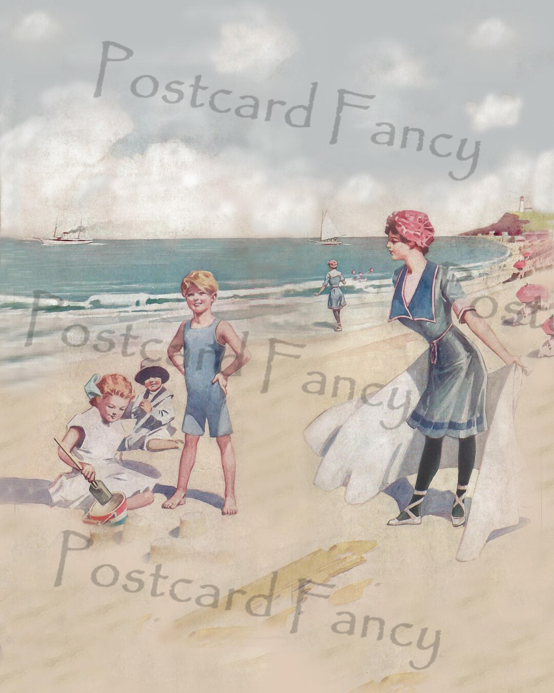 Beautiful BEACH Days of SUMMER, Instant Digital Download, Printable ...