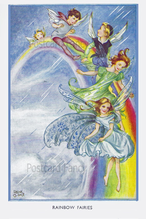 Ravishing RAINBOW FAIRIES Instant DIGITAL Download Magical - Etsy