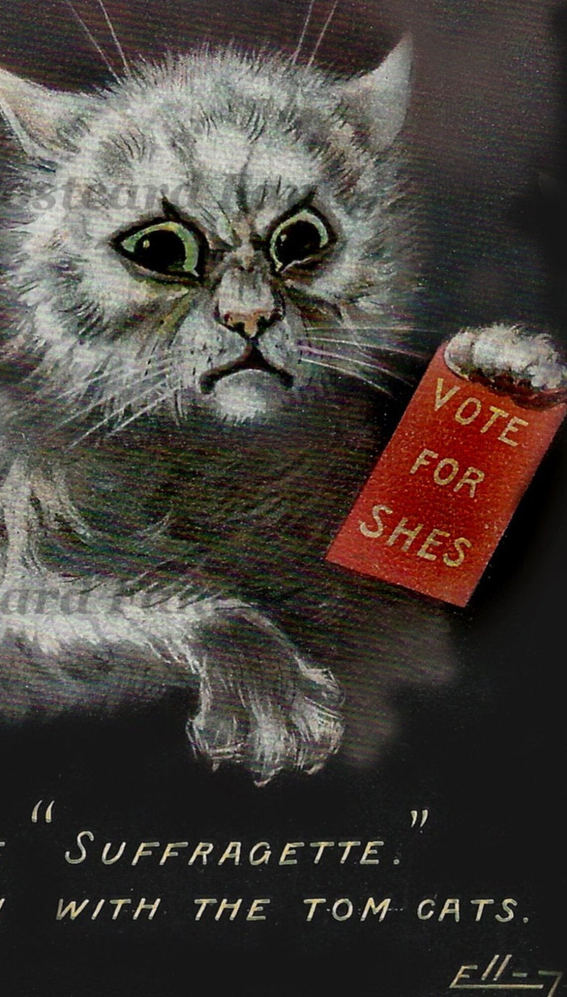 VOTE for Women, Suffrage, CAT, Instant DIGITAL Download, Election ...