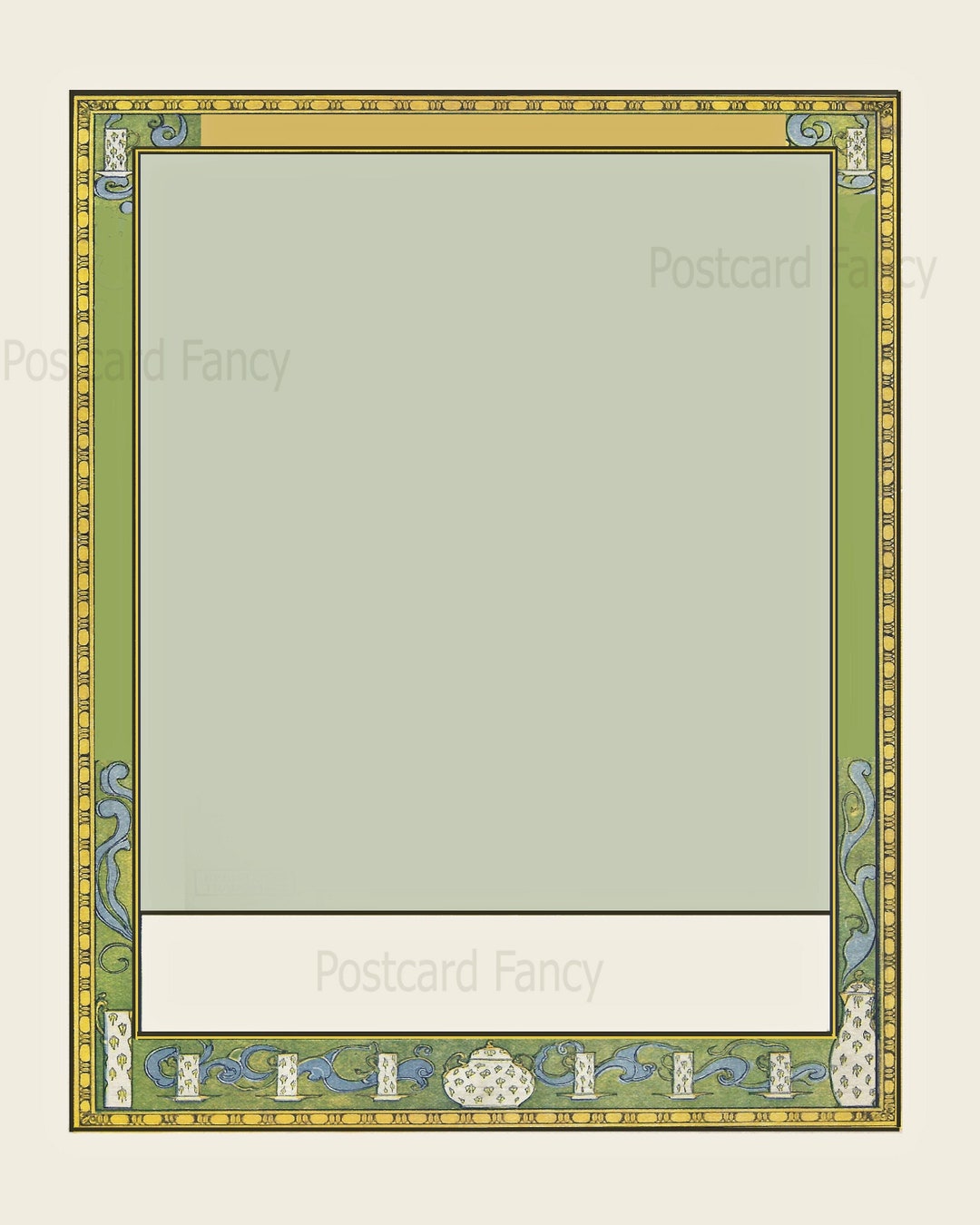 Decorative Background, Border, Instant DIGITAL Download, Vintage ...