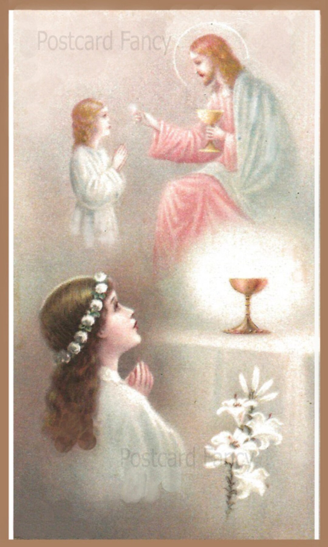 SWEET Vintage FIRST COMMUNION Images, Instant Digital Download ...