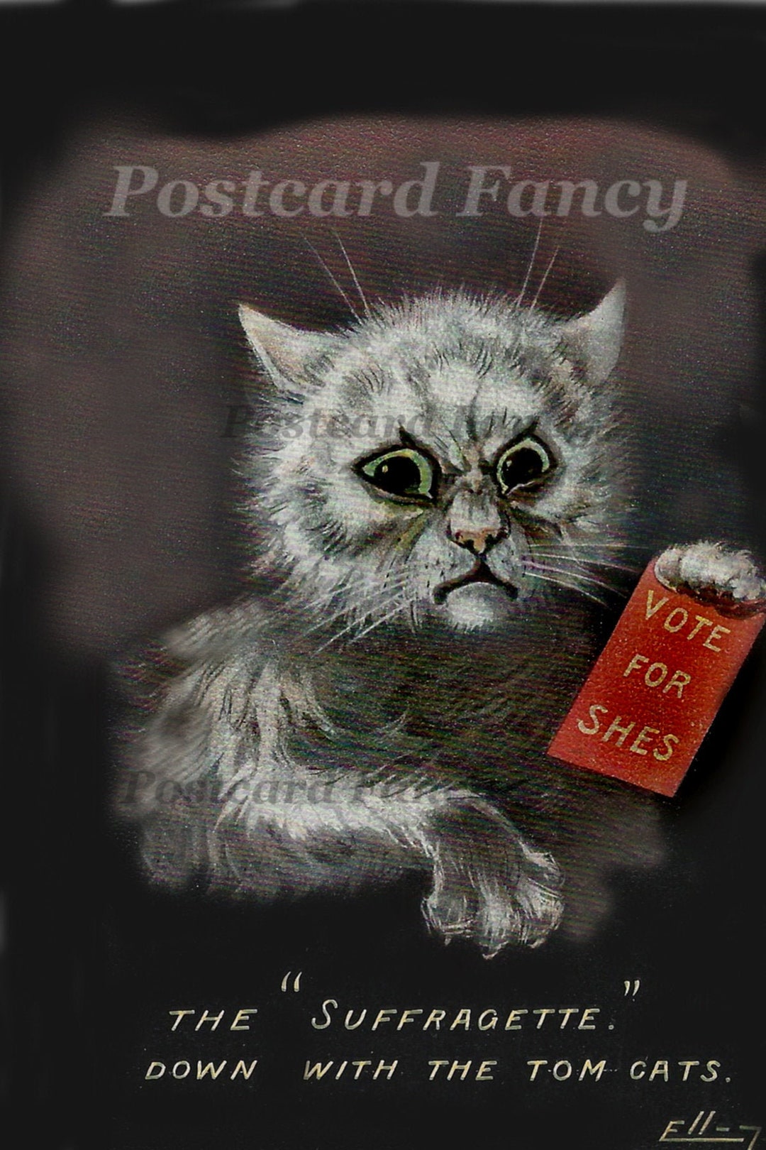 VOTE for Women, Suffrage, CAT, Instant DIGITAL Download, Election ...