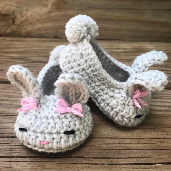Baby Bunny Slippers - Etsy