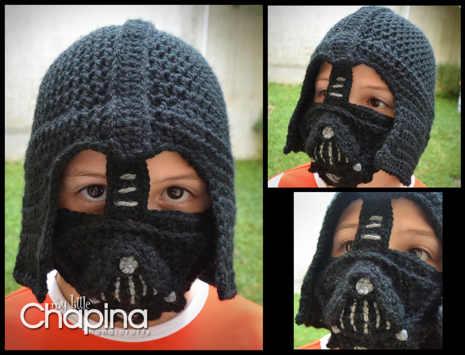 PATTERNS Darth Vader Hats for Both Adult and Children instant - Etsy