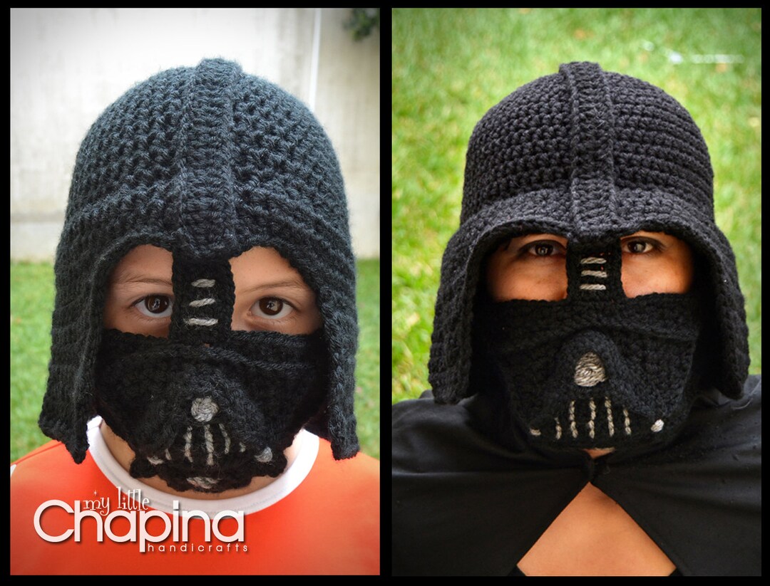 PATTERNS Darth Vader Hats for Both Adult and Children (instant Download ...