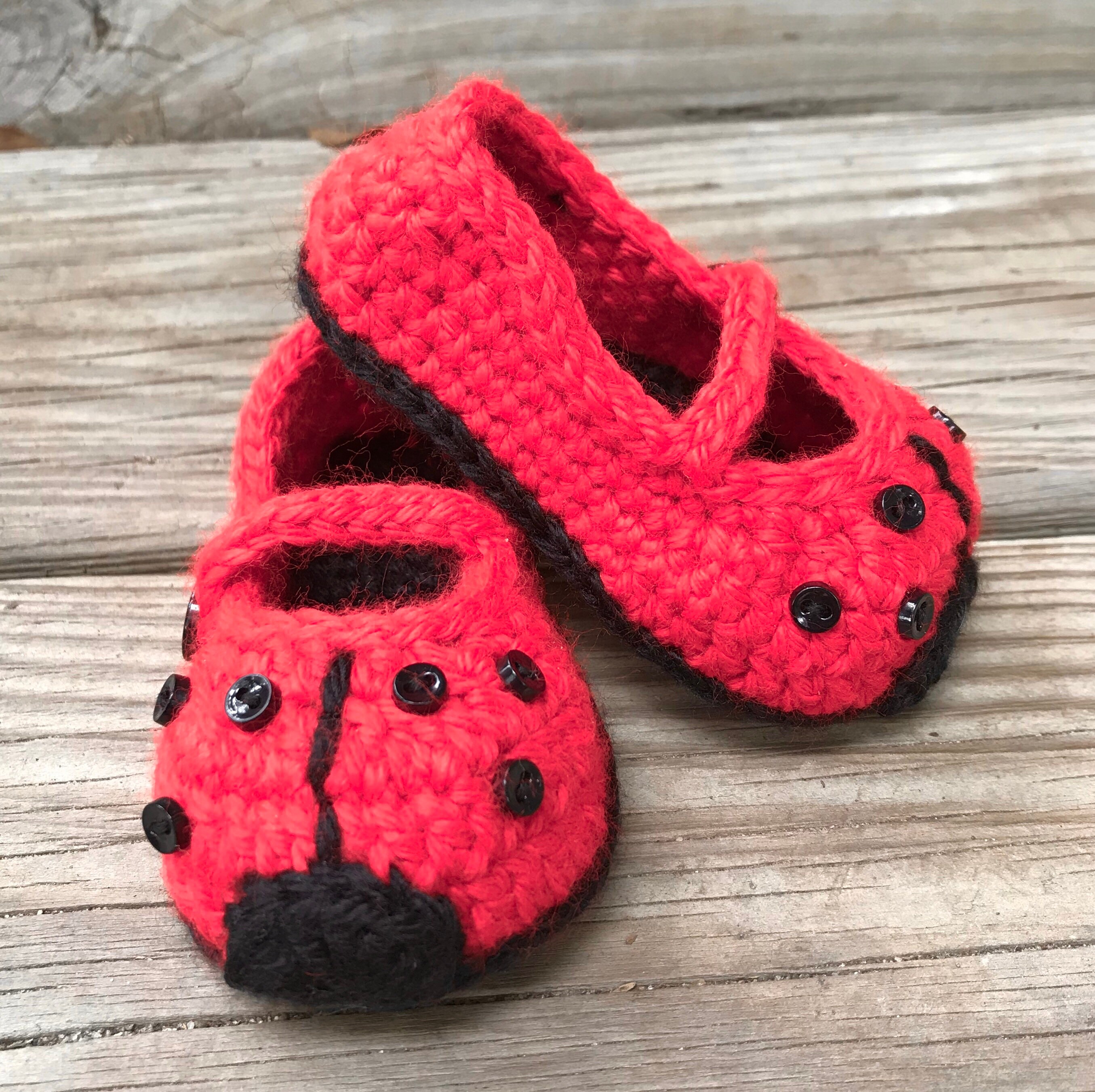Felted Eco Wool Ladybug Slippers Norwegian Sheep Wool, 50% OFF