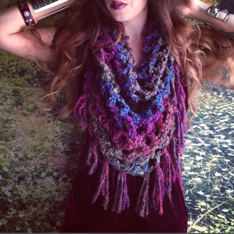 Fringe Scarf - Etsy
