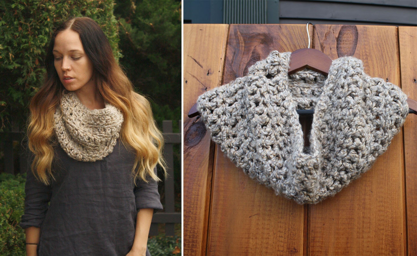 Handmade Cowl Oatmeal Unisex Cowl Women's Cowl Winter - Etsy