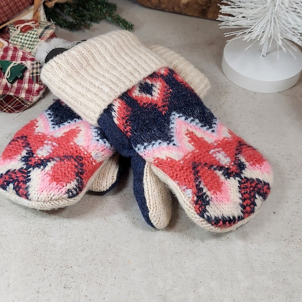 Mittens Recycled Sweater - Etsy