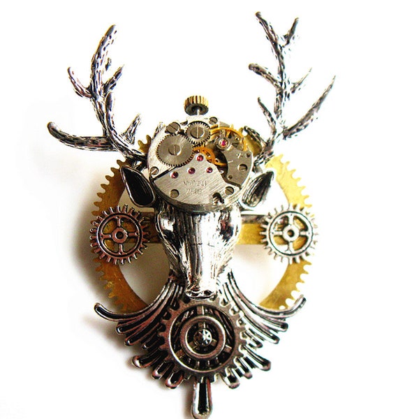 Steampunk Pin Brooch - Etsy