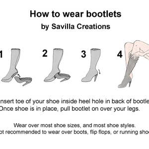 Yellow Thigh High Boots. Bootlet Shoe Covers. Handmade Original - Etsy