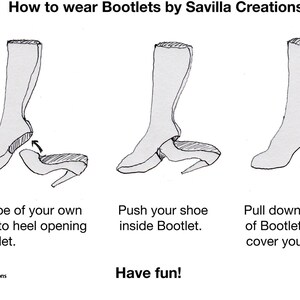 Bootlet Shoe Covers Pattern. Center Stripe Boot Covers Pattern - Etsy