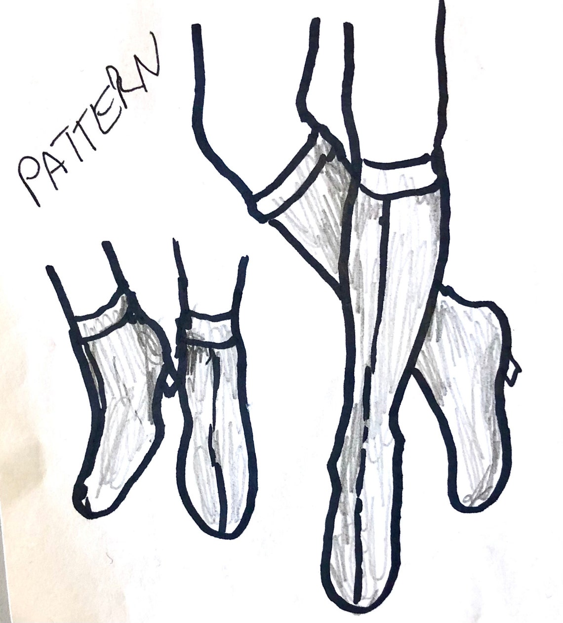 Bootlet Shoe Covers Pattern. Plain Boot Covers - Etsy