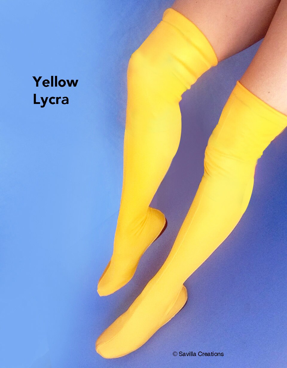 Thigh High Bootlets, Shoe Covers. Handmade Original - Etsy Canada