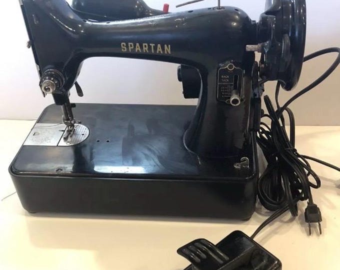 SINGER Featherweight Spartan Sewing Machine - Etsy