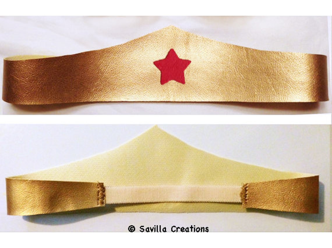 Wonder Woman Headband / Tiara. 4 Styles. Silver or Gold. Hand - Etsy
