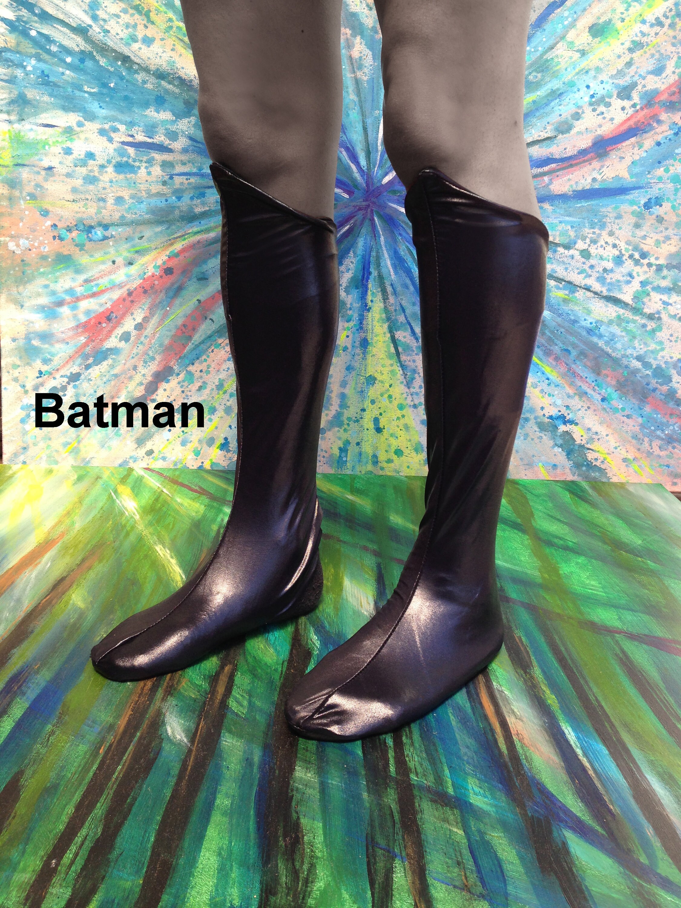 Mens Super hero boots . Many colors. Handmade in USA. One size | Etsy