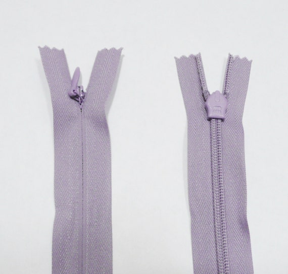 Lilac Colour OPTI Invisible Concealed Zip 55cm 22 Inch Long | Etsy