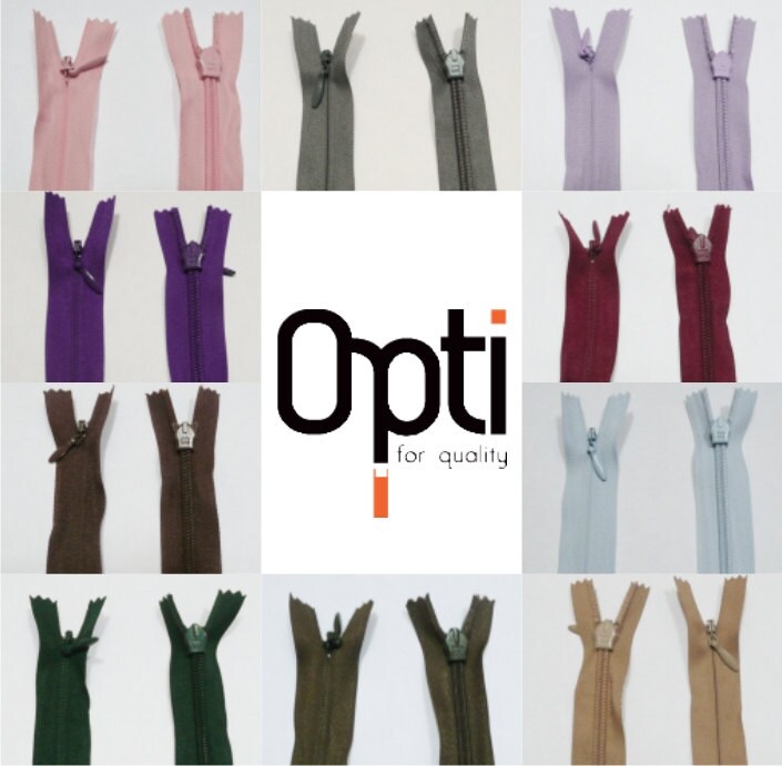 Lilac Colour OPTI Invisible Concealed Zip 55cm 22 Inch Long | Etsy