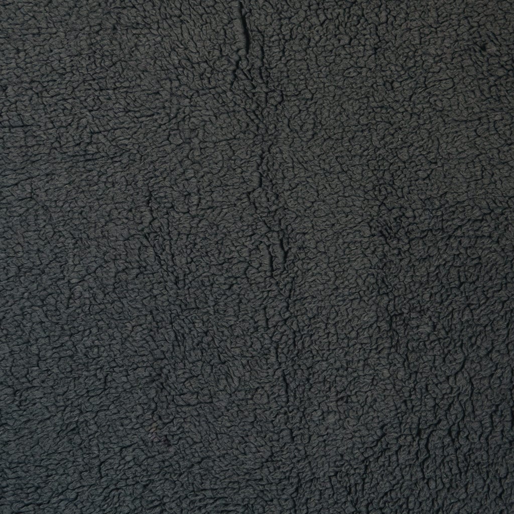 Dark Grey Coloured Luxury Sherpa Fleece Fabric Soft Cuddly | Etsy