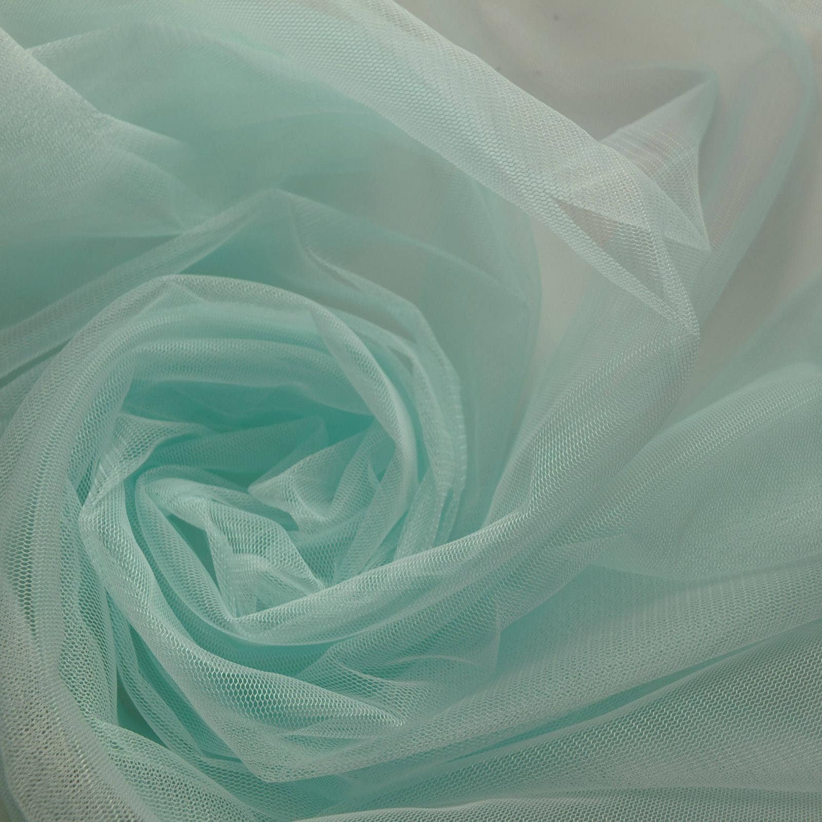 Pastel Mint Green Soft Tulle Fabric 150cm Wide Evening / | Etsy