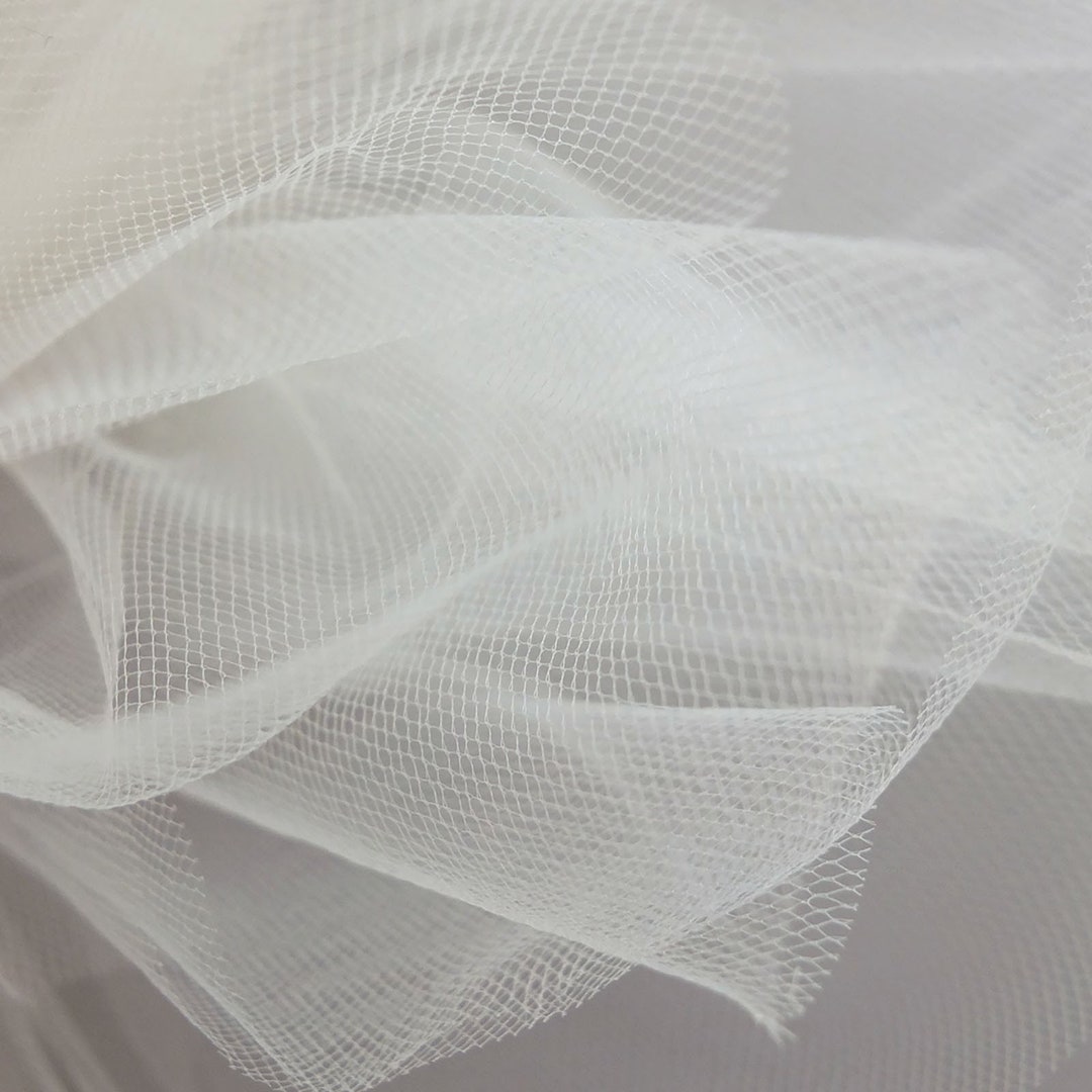 Cream Bridal Tulle Veil Fabric 300cm Wide Fine Net Sold by - Etsy