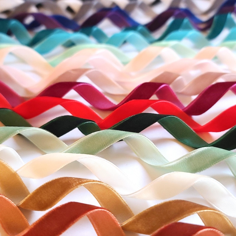 Bulk Velvet Ribbon - Etsy