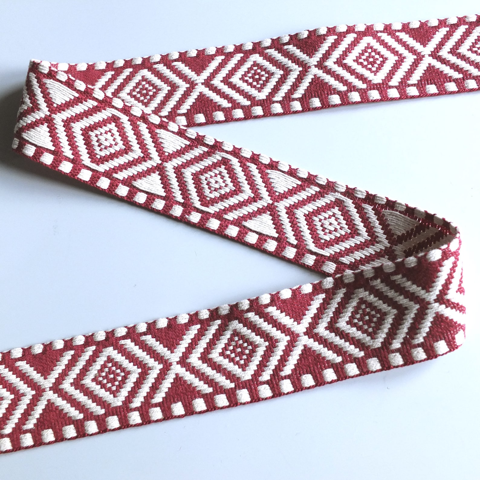 Two Tone Jacquard Woven Fashion Trim 36mm Wide 1 1/2 - Etsy UK
