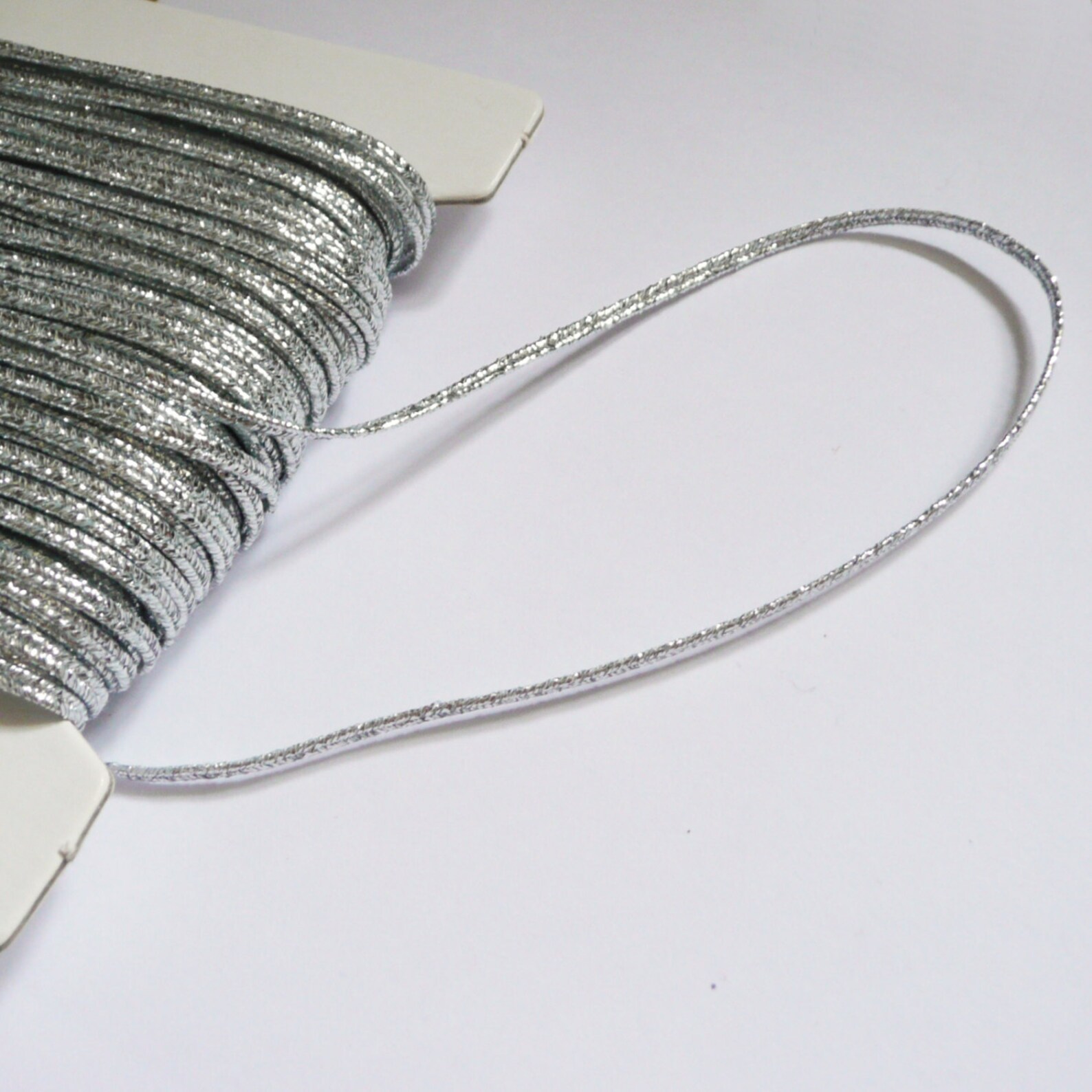 Russia Braid 3mm Wide - Soutache Cord - Gold or Silver Metallic Lurex ...