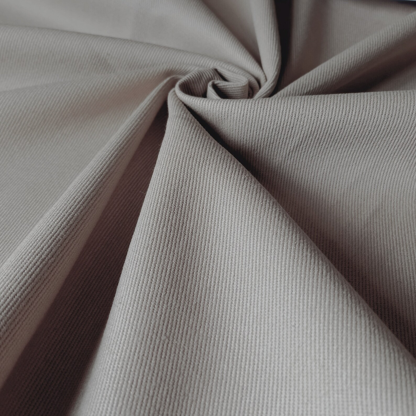 Beige Heavy Woven Fabric 100% Cotton Twill 150cm Wide - Etsy