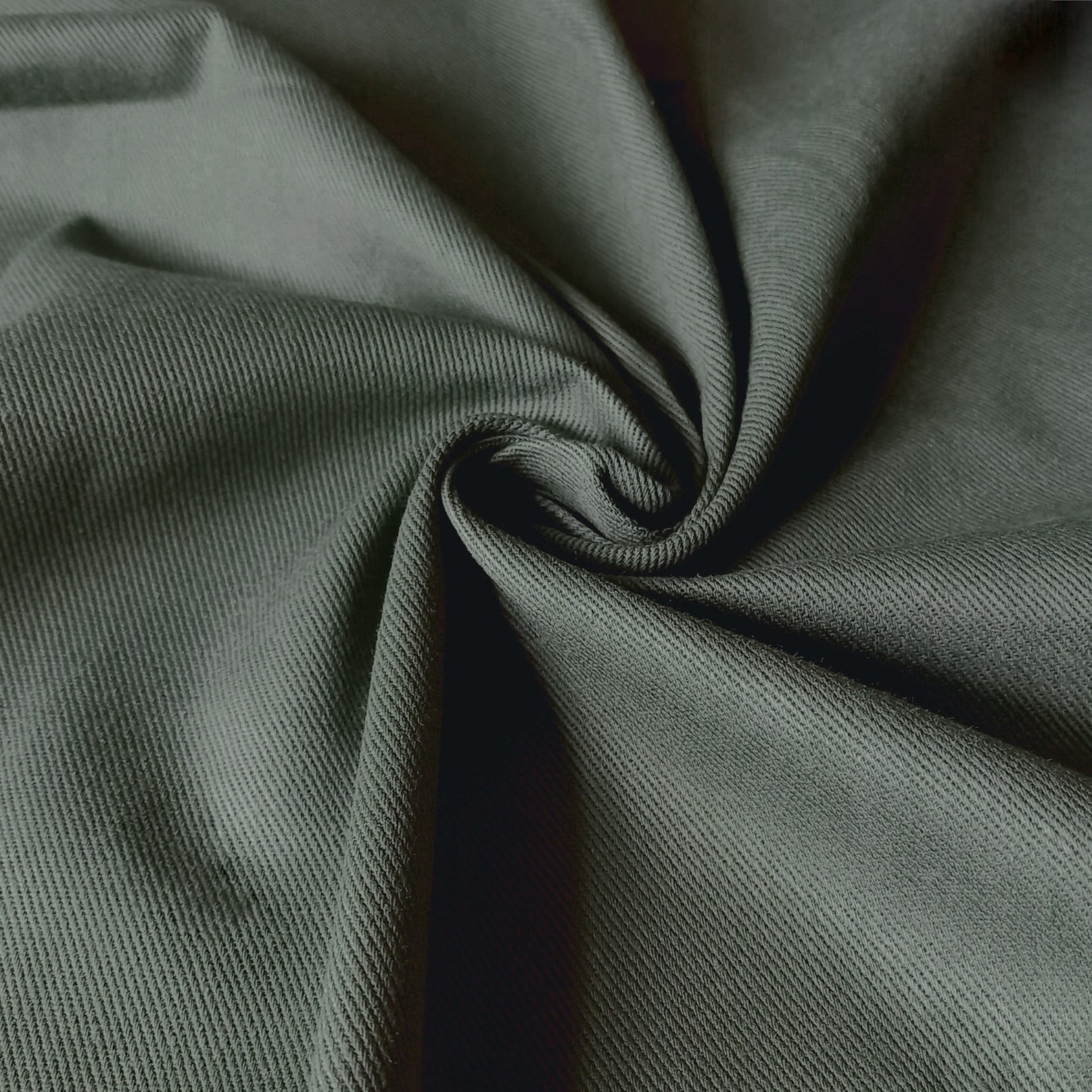 Khaki Heavy Woven Fabric 100% Cotton Twill 150cm Wide | Etsy