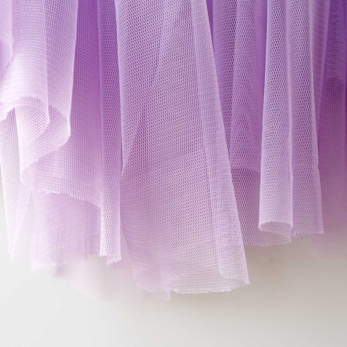 Lilac Pastel Purple Soft Tulle Veiling Fabric 150cm Wide - Sold by the ...